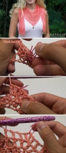 Crochet V Scarf You Need To Make | CrochetBeja