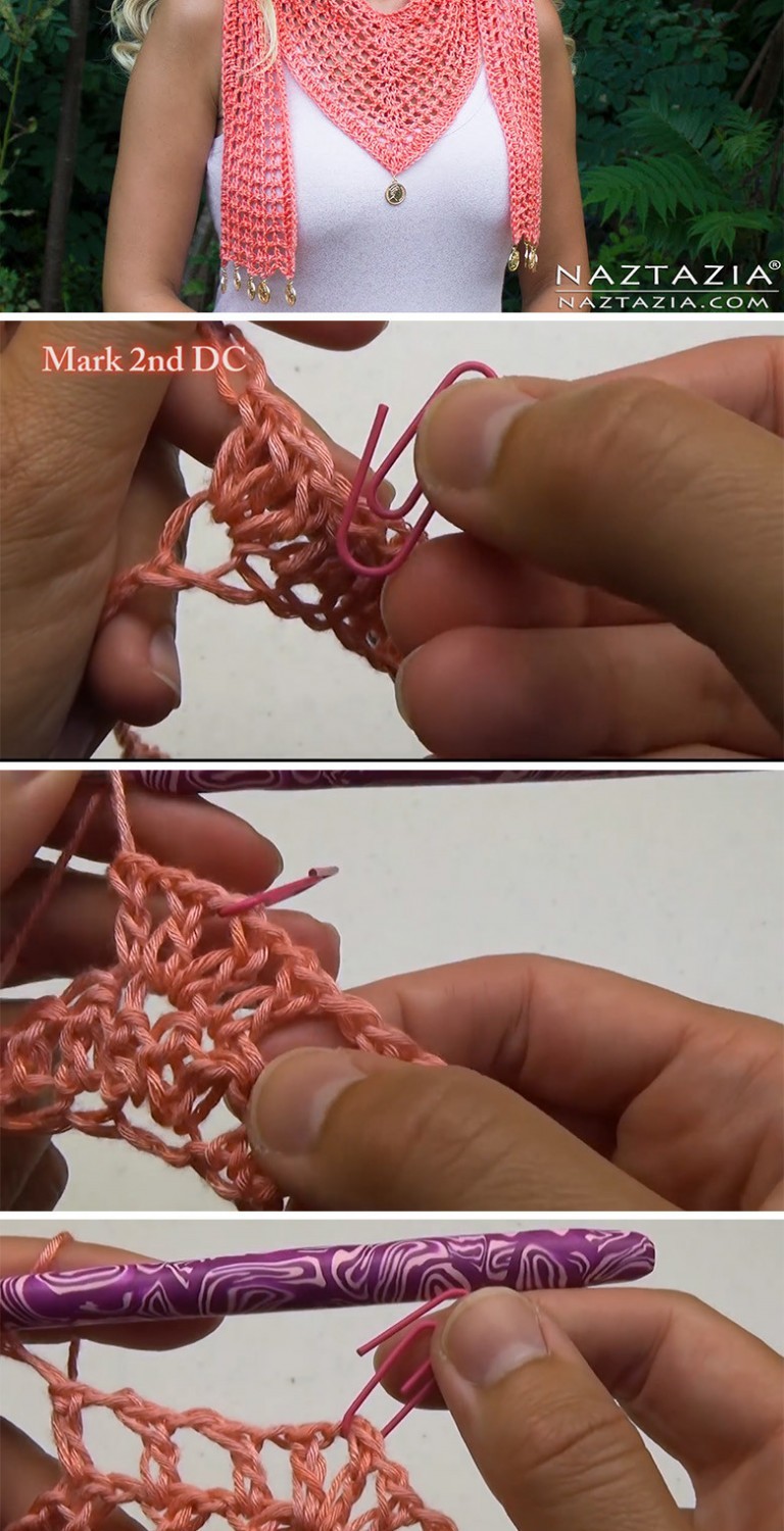Crochet V Scarf You Need To Make | CrochetBeja