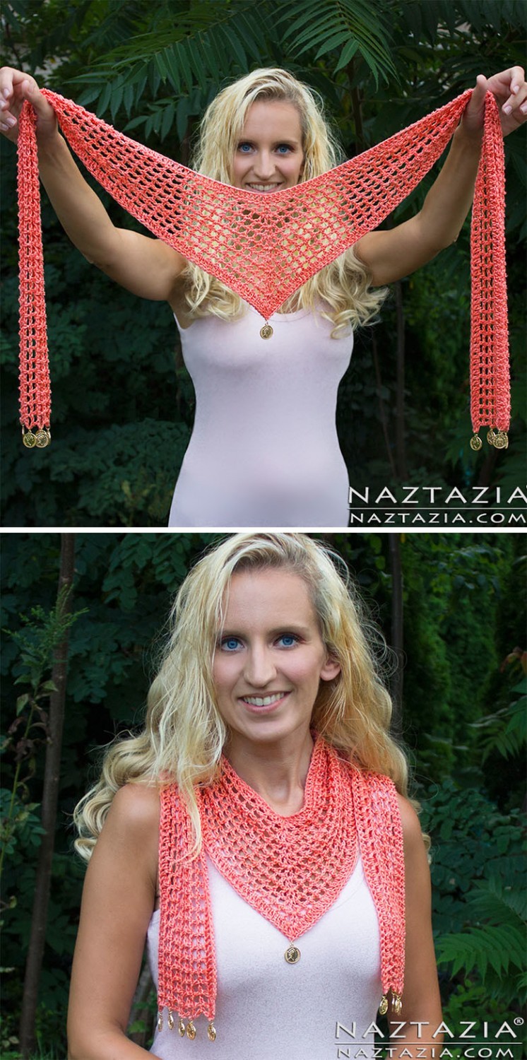 Crochet V Scarf You Need To Make | CrochetBeja