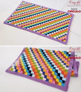 Crochet Rectangular Rug For Your Home Decor - CrochetBeja