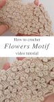 Lovely Crochet 3d Flower Motif - CrochetBeja