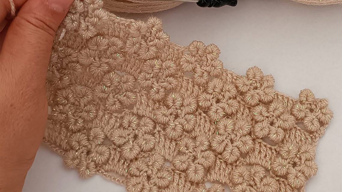 Lovely Crochet 3d Flower Motif - CrochetBeja