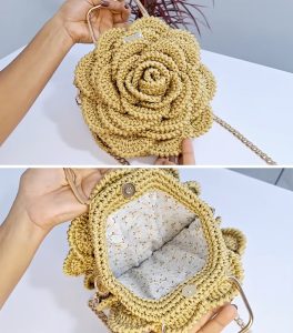 Flower Crochet Bag Easy To Make - CrochetBeja