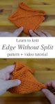 Knit Edges Without Split: A Comprehensive Guide - CrochetBeja