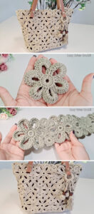 Crochet Flower Shaped Bag: A Gorgeous Handmade Accessory - CrochetBeja