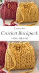 Crochet Backpack: A Stylish DIY Must-Have - CrochetBeja
