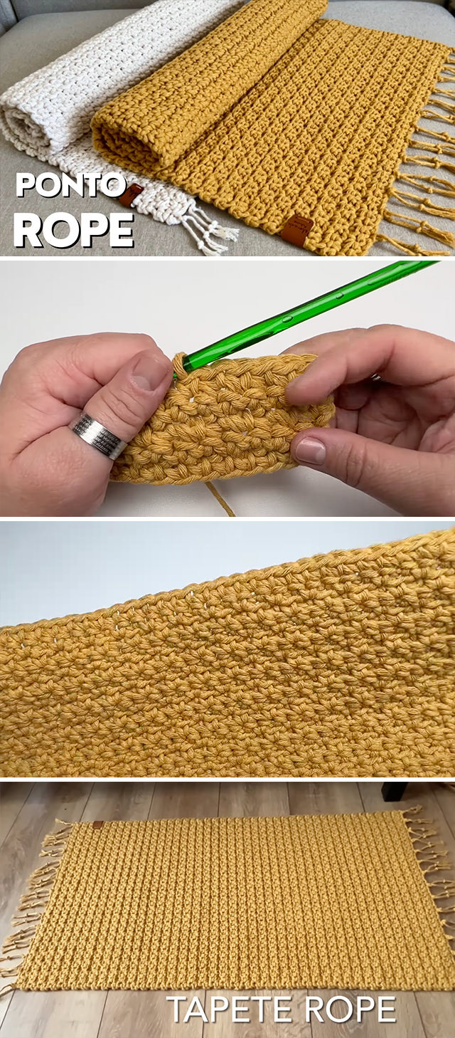 Crochet Rectangle Rug: Step-by-Step Guide - CrochetBeja