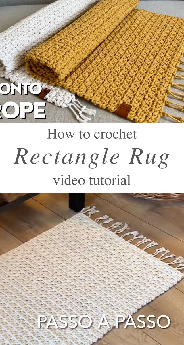 Crochet Rectangle Rug: Step-by-Step Guide - CrochetBeja