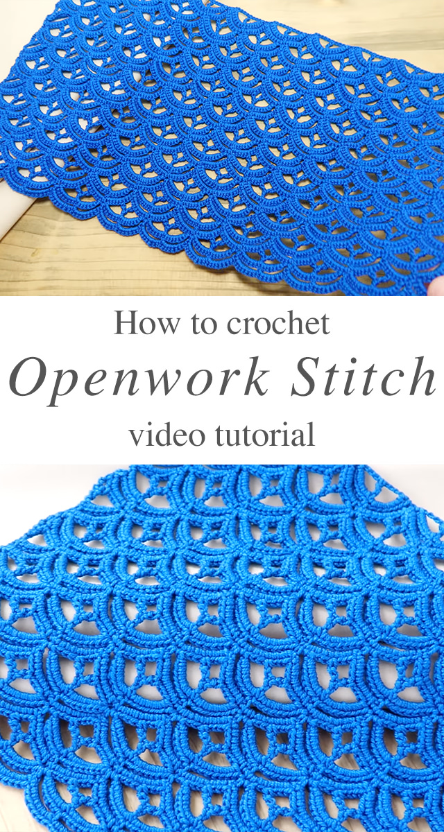 Crochet Fan Openwork Stitch: Design for Elegant Projects - CrochetBeja