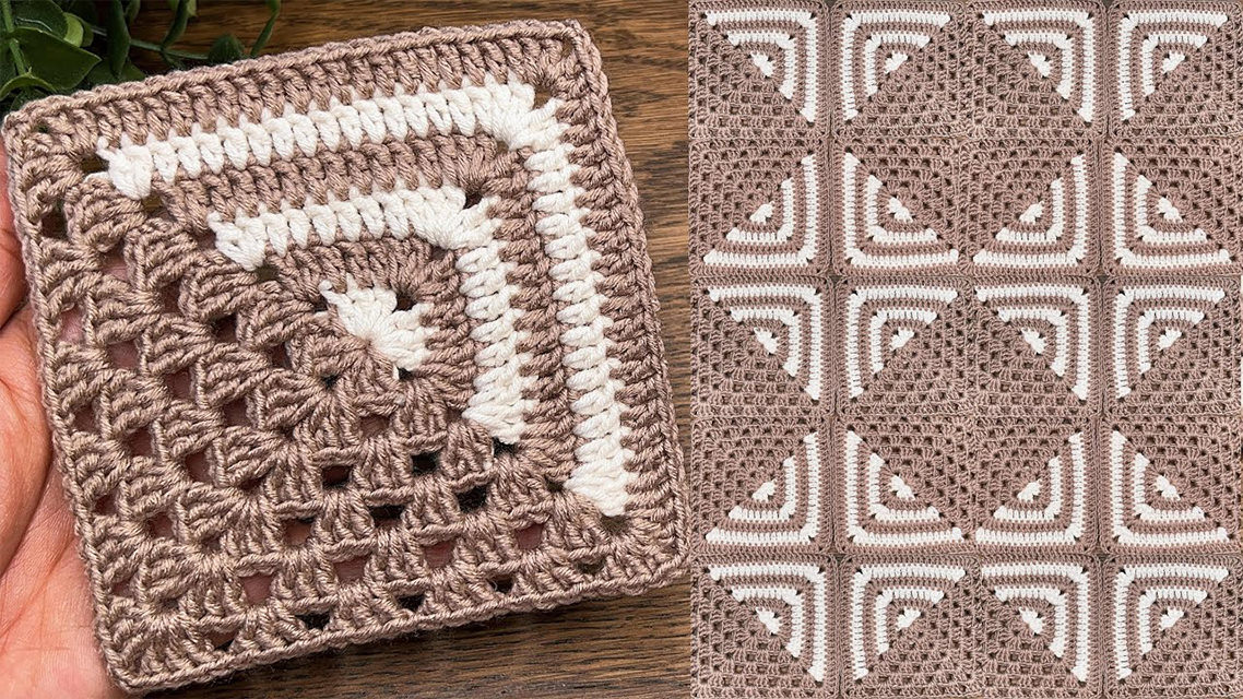 Crochet Modern Granny Square: A Stylish Twist - CrochetBeja