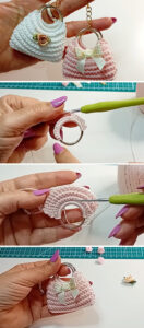 Crochet Mini Bag Keychain: A Charming Accessory - CrochetBeja