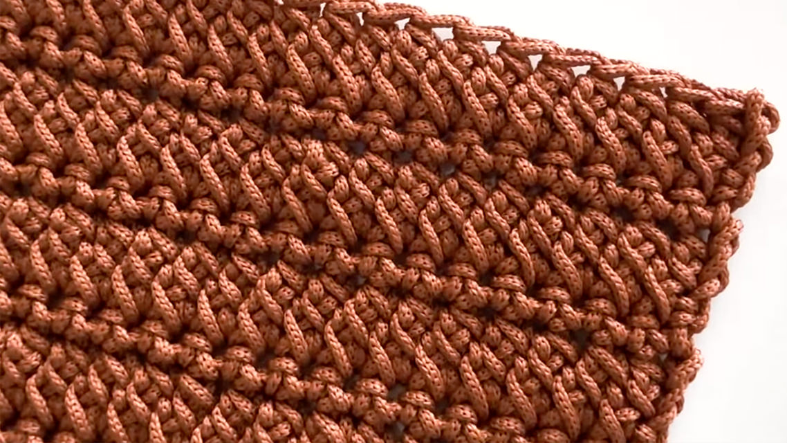 Crochet Straw Stitch: A Beautifully Textured Stitch - CrochetBeja